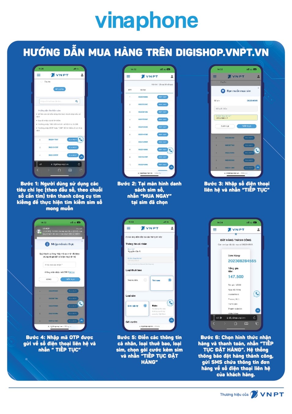 Cách đặt mua sim Vinaphone và chọn số online nhanh nhất